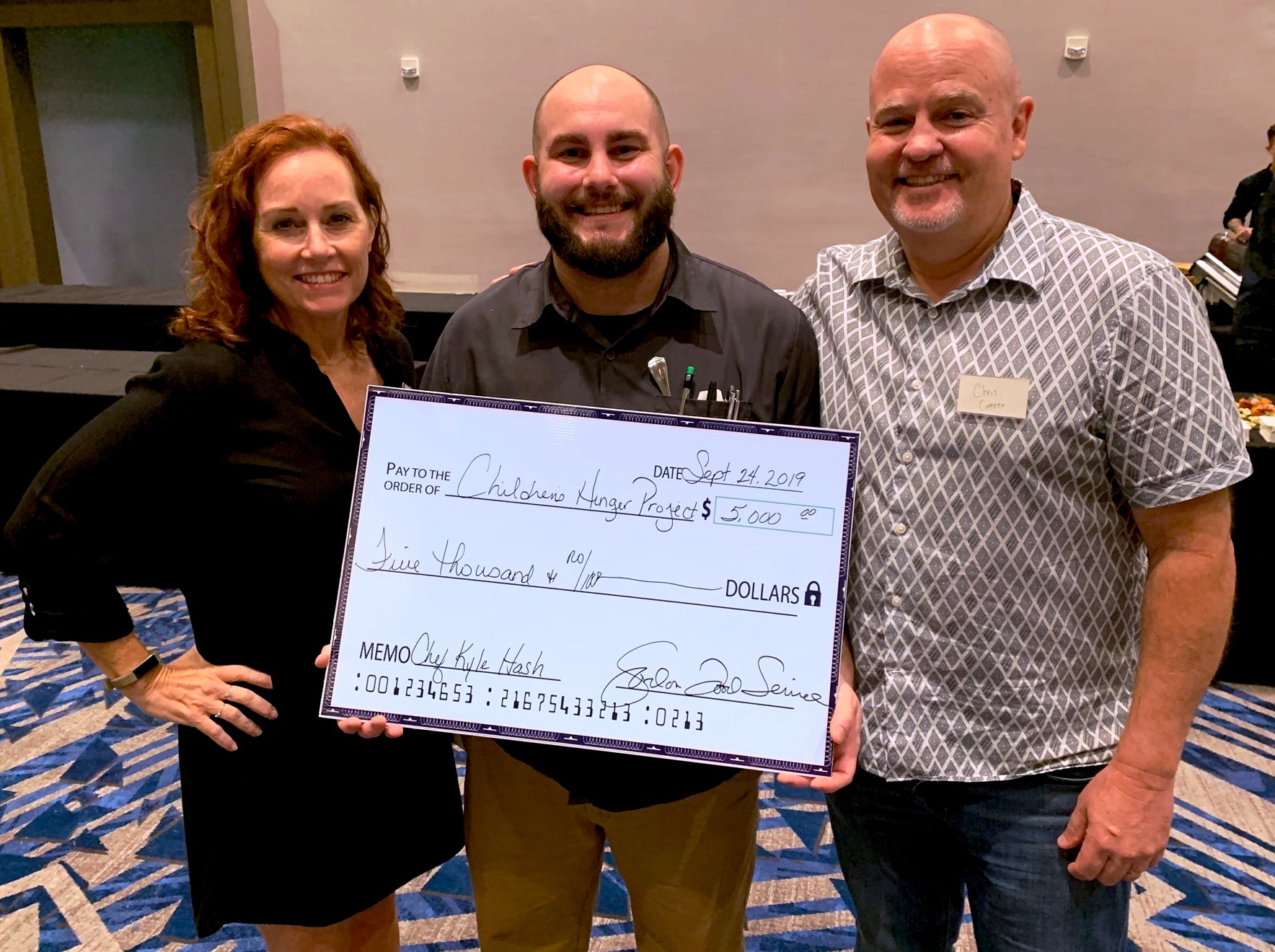 28 North's Award-Winning Chef donates $5,000 - The Childrens Hunger Project